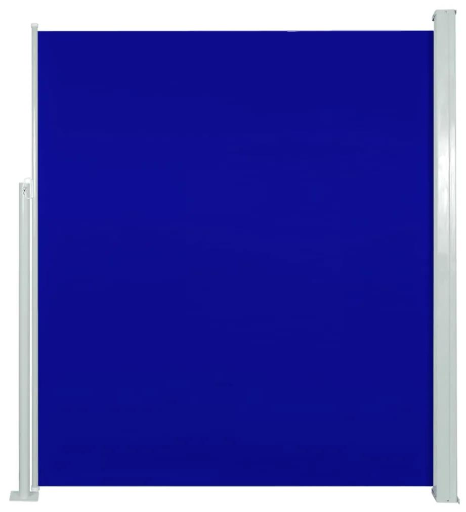 vidaXL Boční markýza na terasu 160 x 300 cm modrá