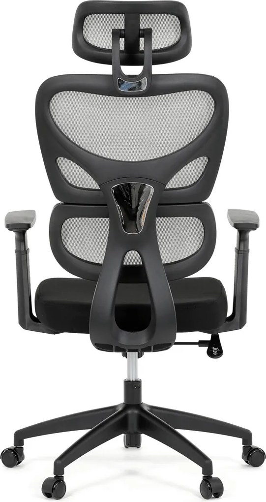 Ergonomická kancelářská židle LEXON - šedá síťovina