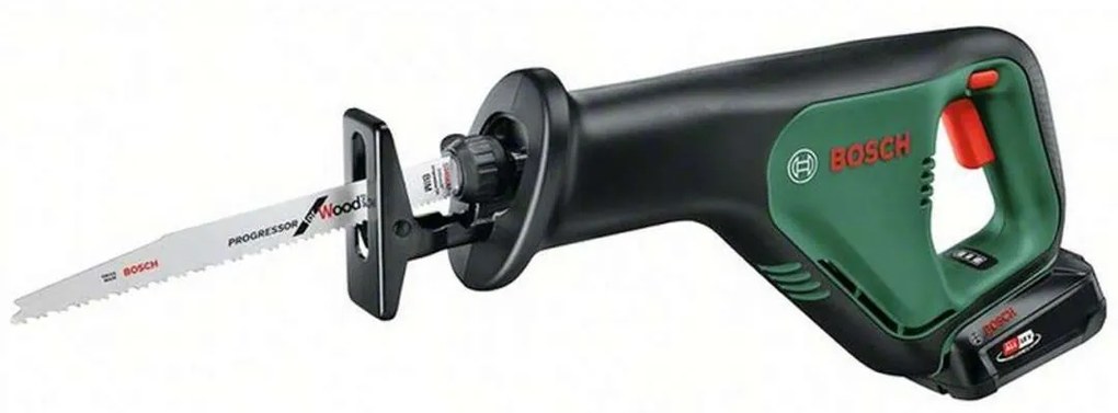 Bosch - 18V AKU mečová pila, 1x aku 2,5 Ah Li-Ion, nabíječka 06033B2403