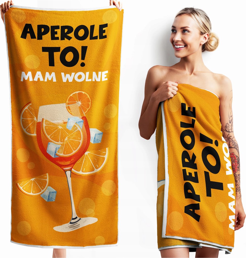 Plážový Ručník Aperole Mám Volný Aperol
