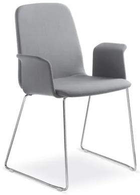 LD seating Konferenční židle SUNRISE 152-Q,BR Barva kostry chromová kostra GALERIE - Čalounění LD seating LÁTKY 1 / ERA, ONE 2021