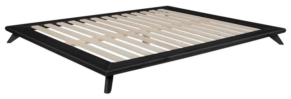 Dvoulůžková postel Karup Design Senza Bed Black, 180 x 200 cm