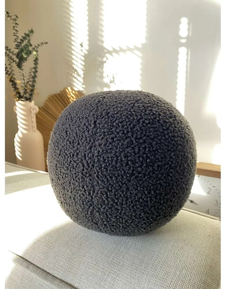 Dekorační polštář z materiálu bouclé ø 20 cm Top – Mioli Decor