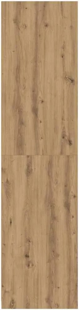 Šatní skříň dub artisan 100 x 50 x 200 cm kompozitní dřevo 3318625