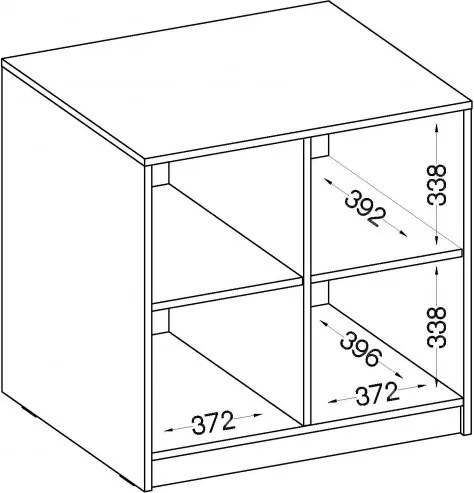 Falco Skříňka Matylda 101 spodní dub artisan