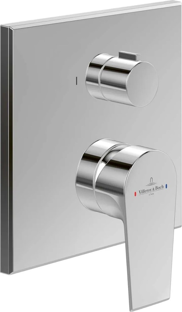 Villeroy & Boch Liberty - Baterie pod omítku, pro 2 spotřebiče, chrom TVS10700700061