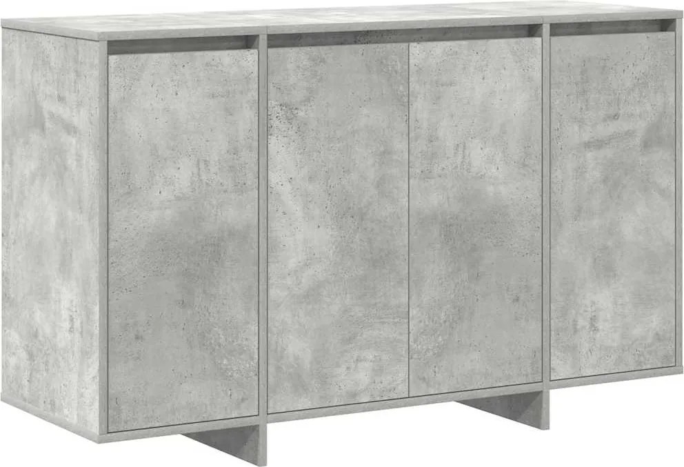 Servírovací skříň Betonově šedá 120 x 41 x 75 cm 3333899