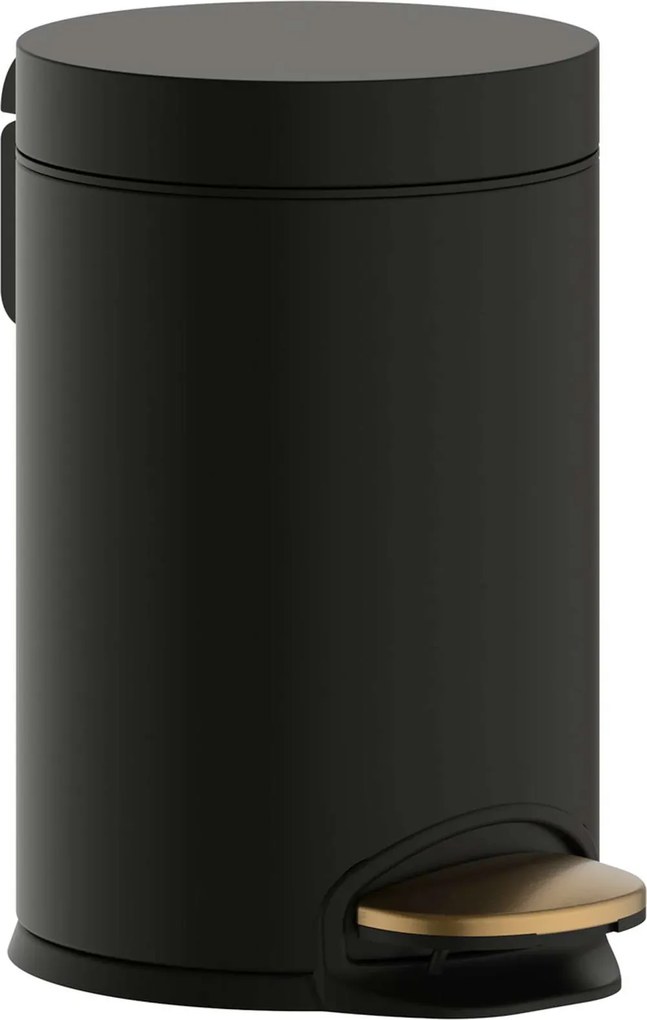 Hansgrohe AddStoris - Odpadkový koš 3 l, Soft Close, kartáčovaný bronz 41775140