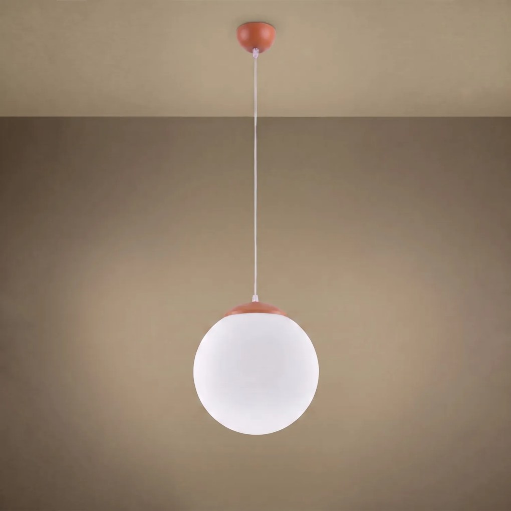 Sollux Lighting Závěsné svítidlo UGO 30 okrově červené