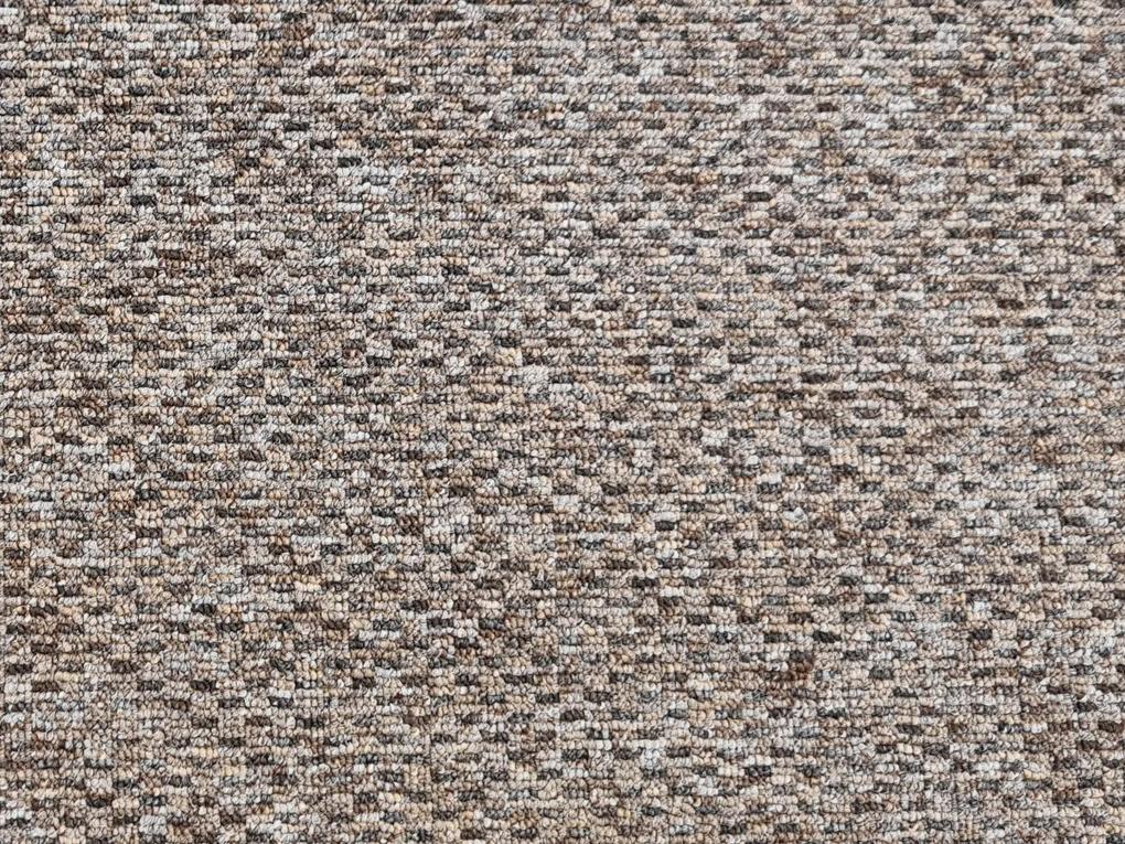 Zátěžový koberec Techno Line 4415 hnědý Šíře role: 5 m