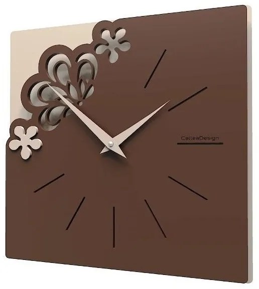 Designové hodiny 56-10-1 CalleaDesign Merletto Small 30cm (více barevných variant) Barva šedomodrá tmavá-44 - RAL5014