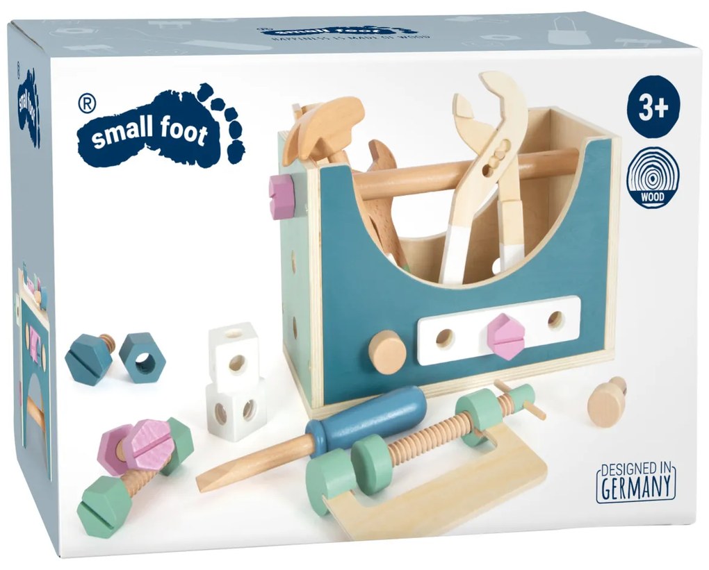 small foot Bedýnka s nářadím 2v1 Nordic