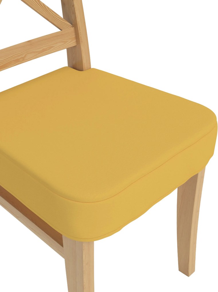Sedák na židli IKEA Ingolf barva žlutá