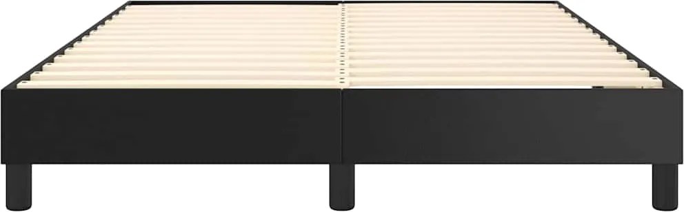 Rám postele s boxspringem černá 140 x 200 cm umělá kůže 3120700