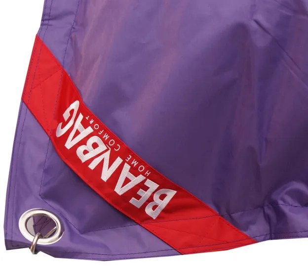 Beanbag Sedací pytel 189x140 comfort s popruhy violet