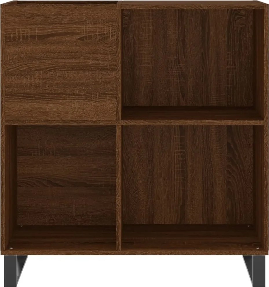 vidaXL Skříňka na LP desky 84,5 x 38 x 89 cm kompozitní dřevo [831780] Barva: šedá sonoma