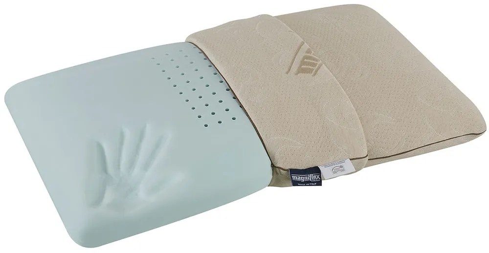 Anatomický polštář Magniflex Cotton Deluxe Standard neprofilovaný 72x42x12cm