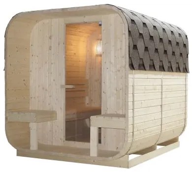 RAKOUSKÝ produkt - Venkovní sauna GÖTEBORG pro 4 osoby 188,2x220x194 cm ( F60200 )