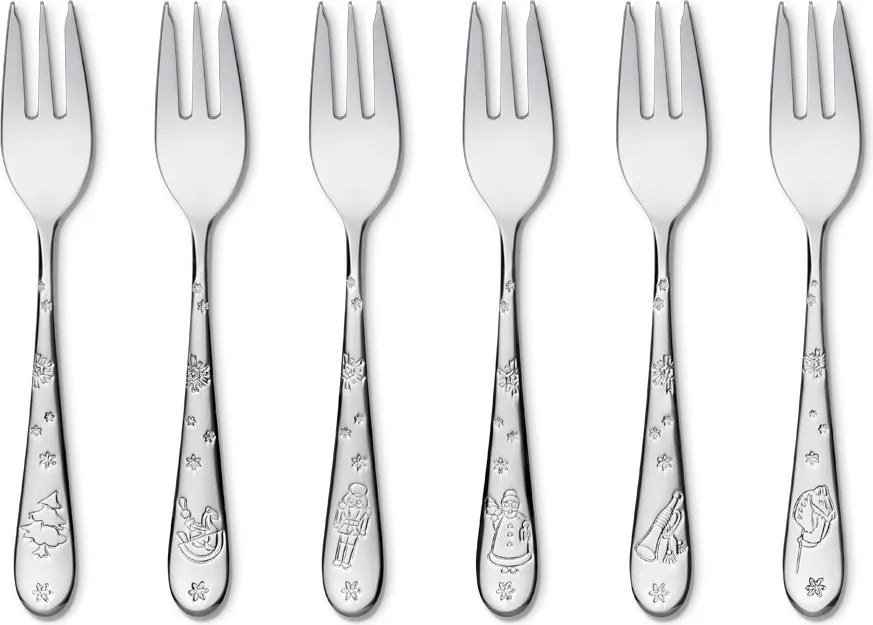 Villeroy&Boch Villeroy & Boch Toy's Delight sada vidliček na dort, 6 ks, 15,8 × 2,3 × 1,9 cm