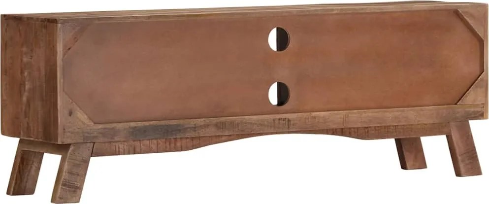 TV stolek 110 x 30 x 40 cm hrubé mangovníkové dřevo 328303
