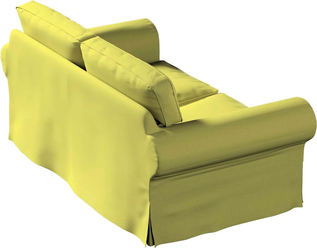 Potah na pohovku IKEA Ektorp 2-místná rozkládací  NOVÝ MODEL 2012 barva zelená látka lesklé, sametová
