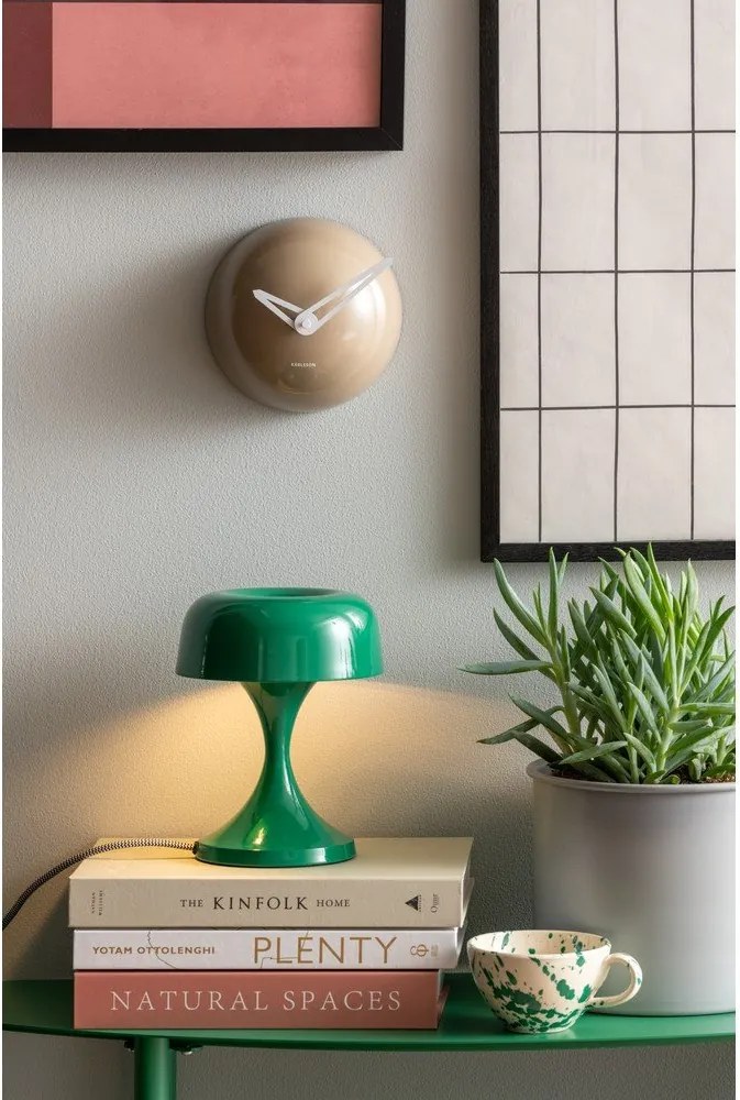 Zelená kovová stolní lampa (výška 20 cm) Moda Retro – Leitmotiv