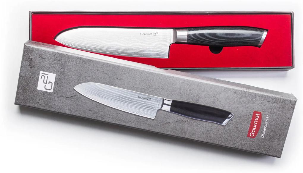 Nůž G21 Gourmet Damascus 17 cm, Santoku
