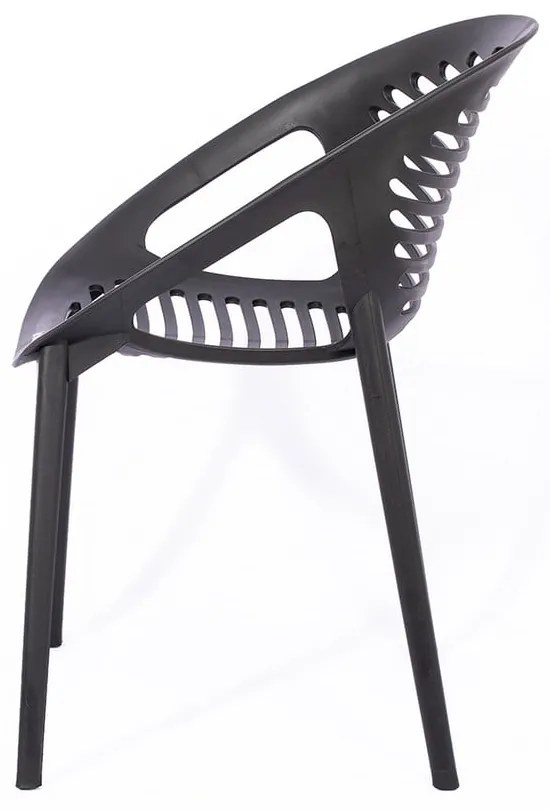 Černé zahradní židle Bonami Essentials Joanna