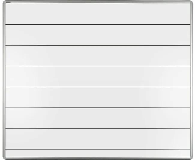 Magnetická tabule s odkládací poličkou MANAŽER L 120 x 90 cm (potisk) - čtverce 100 mm (101200901105)