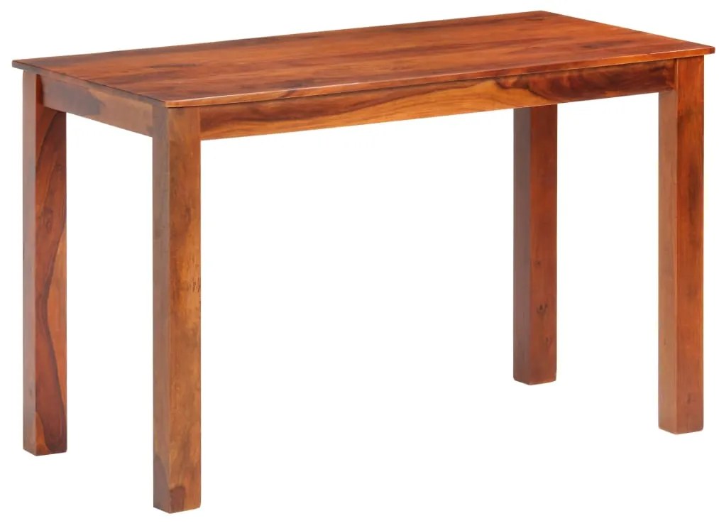 288114 vidaXL Jídelní stůl 120 x 60 x 76 cm masivní sheeshamové dřevo