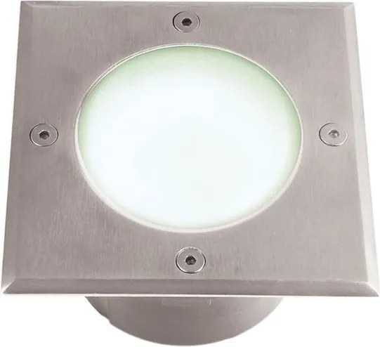 PANIT EST356 Venkovní svítidlo OBLO MICRO ocel čtvercová 230V GX53 7W IP67 - PAN INTERN.