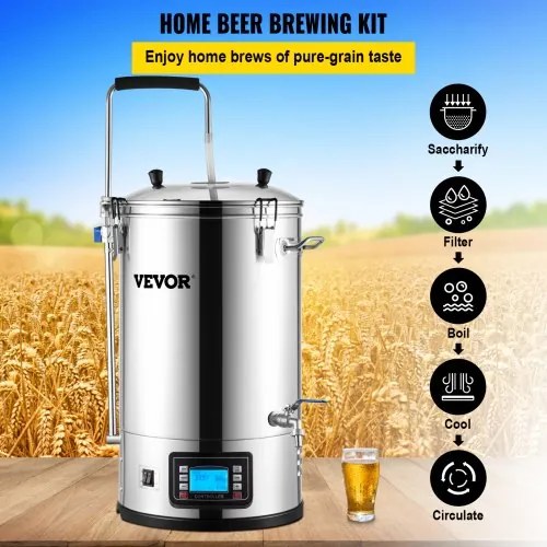 Elektrický varný systém, 30 l, domácí vařič piva vše v jednom s panelem