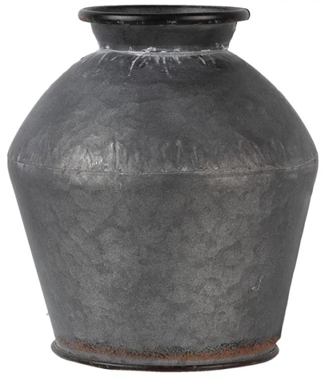 Kovová dekorační váza Dorus L – 26x24 cm