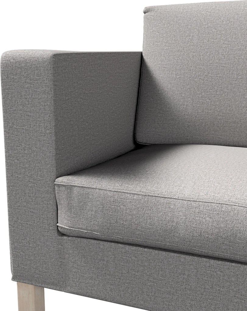 Potah na pohovku IKEA Karlanda rozkládací, krátký barva šedá látka pletený vzor