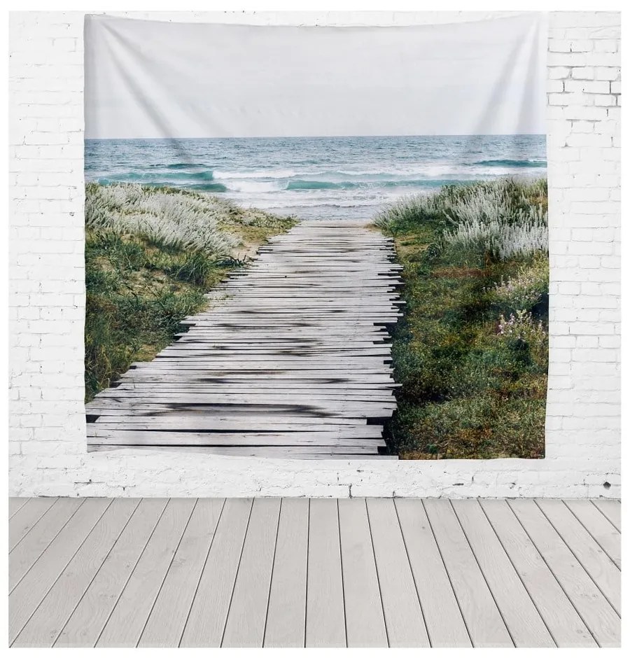 Tapisérie z mikrovlákna Really Nice Things Beach Way, 140 x 140 cm
