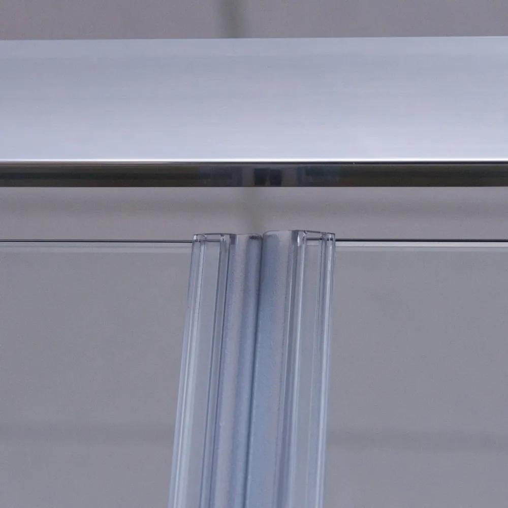 Roth LEGA LINE LLD4+LLB Sprchový kout obdélníkový 110x100 cm Profil: Lesk, Sklo: Hladké čiré