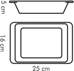TESCOMA Zapékací mísa obdélníková GUSTO 25 x 16 cm
