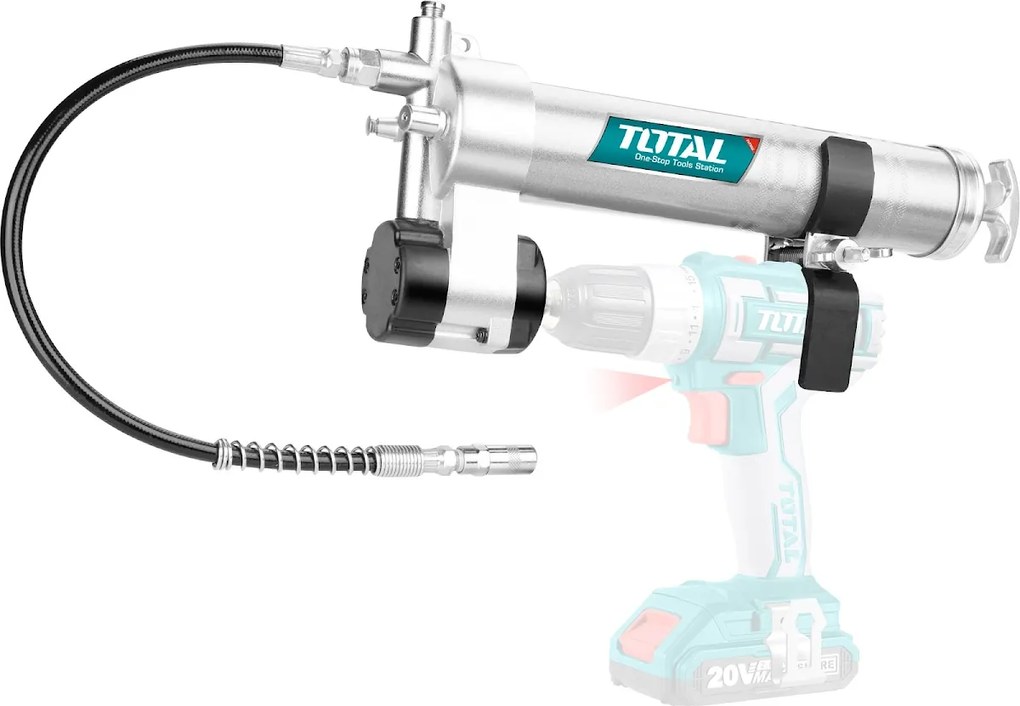 Přídavná mazací pistole, industrial, objem 400ml TOTAL TGULI2001