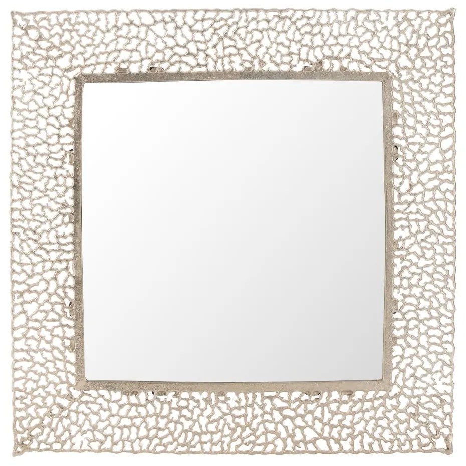 Champagne nástěnné zrcadlo Coral - 71*1*71 cm