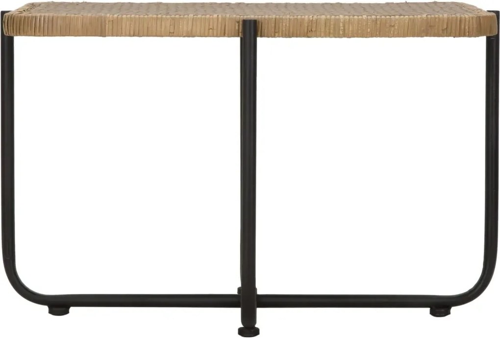 Konferenční stolek Cebu 75 cm černý/hnědý