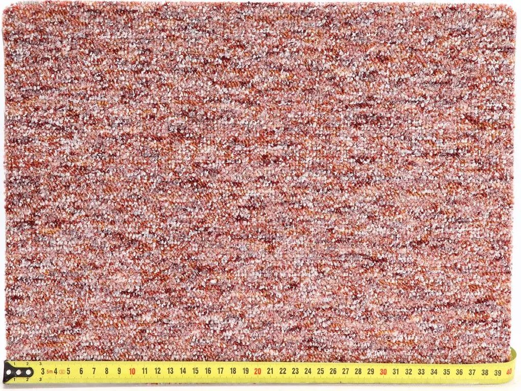 Associated Weavers, Metrážový koberec Savannah 84, na míru, šíře 3m,4m, oranžová, filc, chodba / předsíň