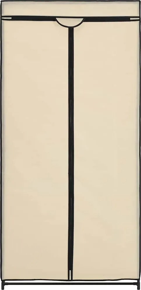 Šatní skříně 2 ks krémové 75 x 50 x 160 cm 282443