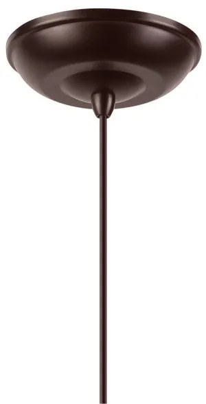 LED Lustr na lanku JODI 1xE27/60W/230V bronz
