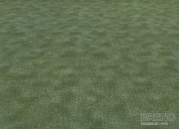 Breno Metrážový koberec VERIS 29 zelený, šíře 400 cm, Zelená