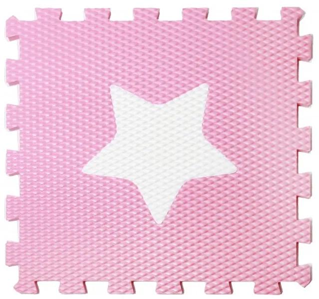 Vylen Pěnové podlahové puzzle Minideckfloor s hvězdičkou Vlastní barevnost 340 x 340 mm