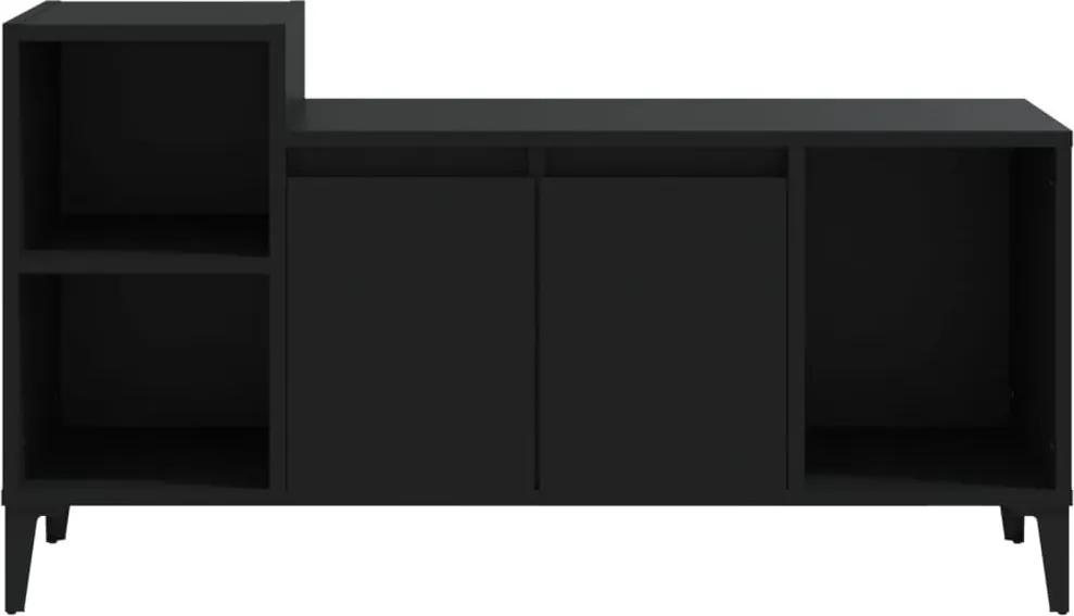 vidaXL TV skříňka 100x35x55 cm kompozitní dřevo [821181] Barva: Černá