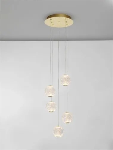 Závěsné LED svítidlo NOVA LUCE BRILLANTE 26W 3200K 9695209 stmívatelné Triac