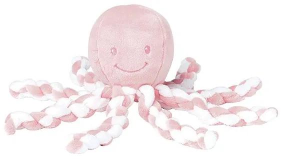 Nattou První hračka pro miminka chobotnička PIU PIU Lapidou Light pink