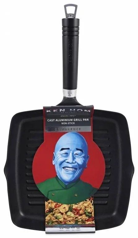 Grilovací pánev 25 cm nepřilnavá Excellence, KEN HOM KH425004