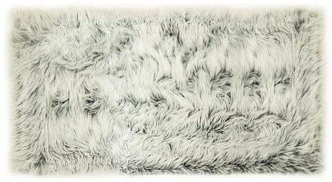 Kusový koberec s vysokým vlasem OMBRE 120 x 160 cm - světle šedý